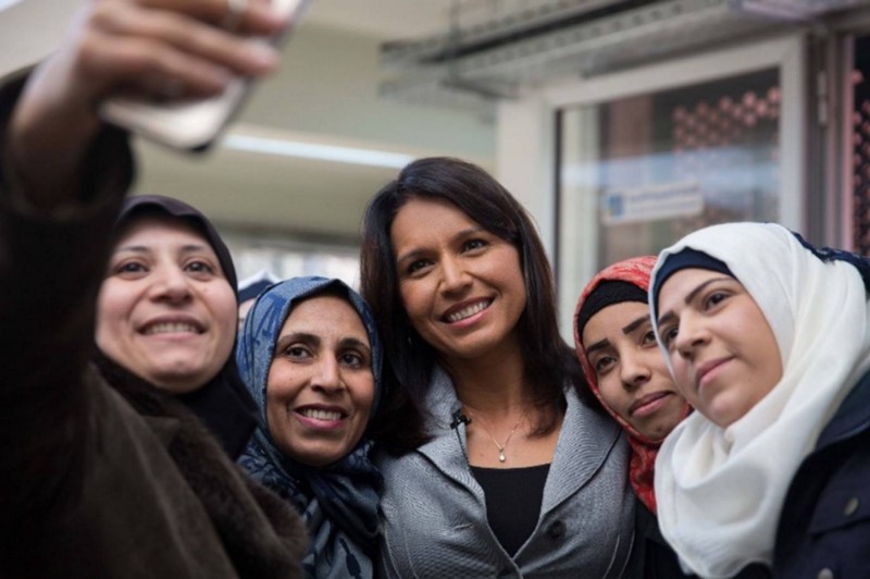 US Congress woman Tulsi Gabbard (D) Visits Syria