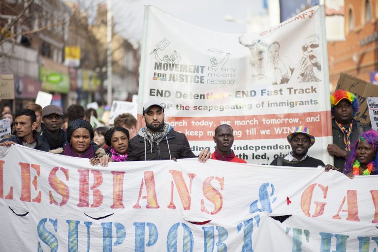 London: Hundreds protest against immigration raids