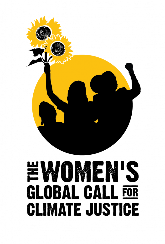 Women for Climate Justice at the People's Climate March on April 29th