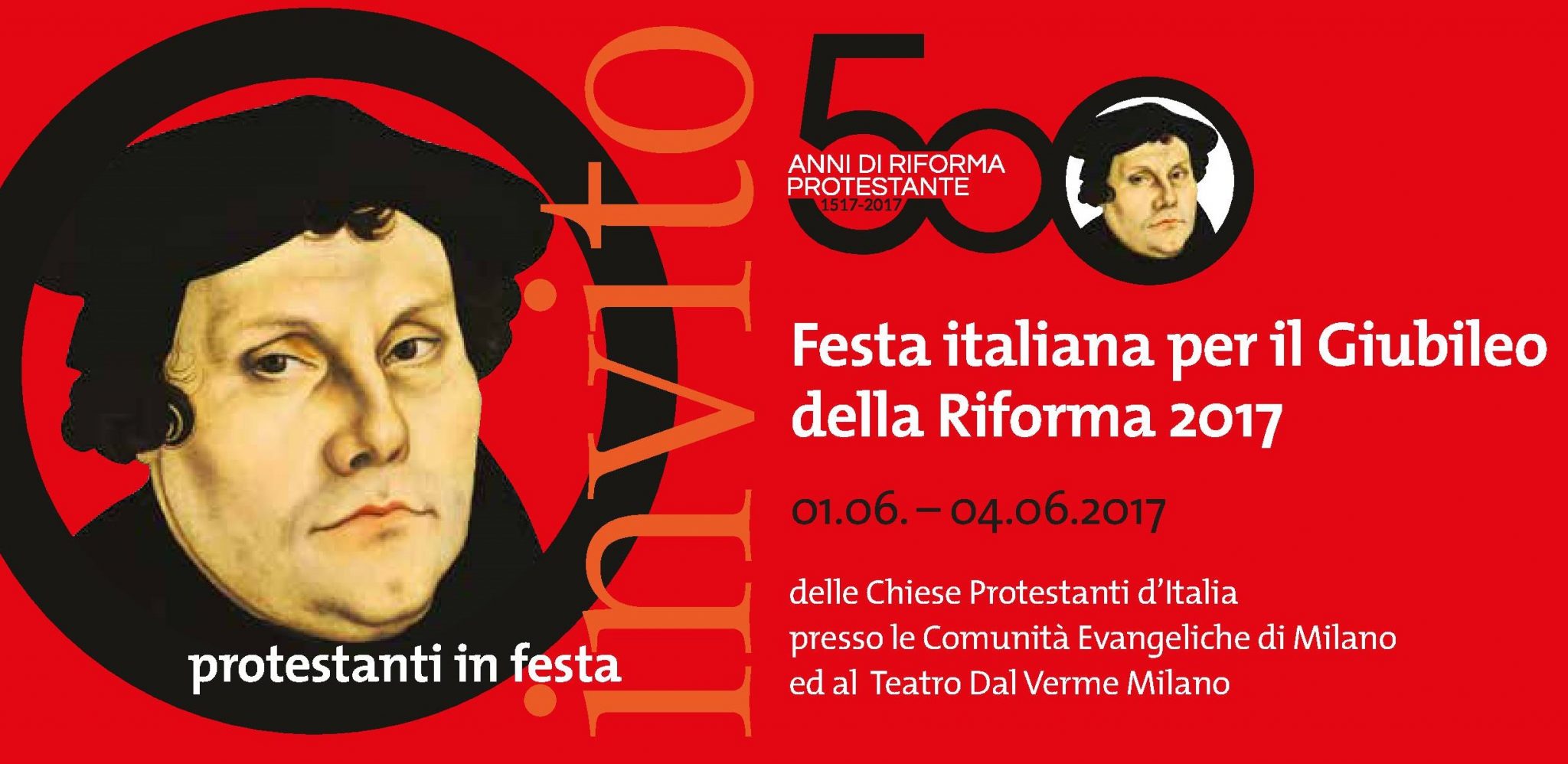 A Milano si celebrano i 500 anni della Riforma Protestante