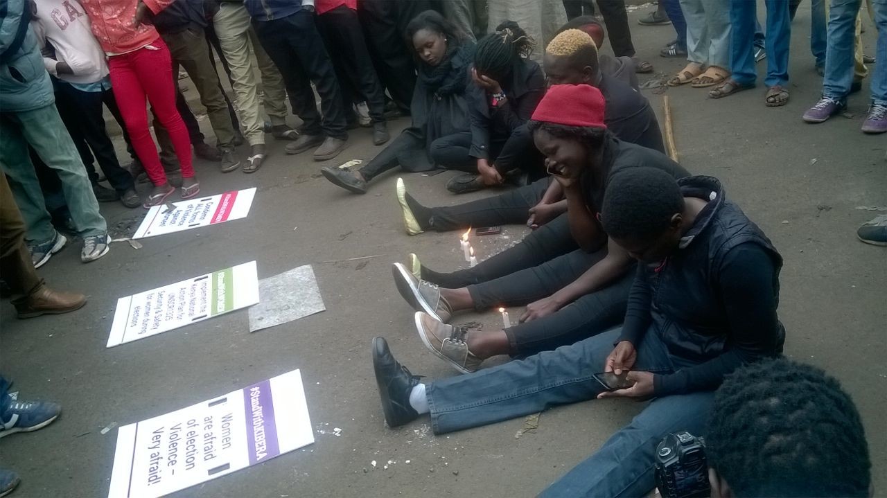 Kenya: Women’s nonviolent protest attacked with stones as post-election ...