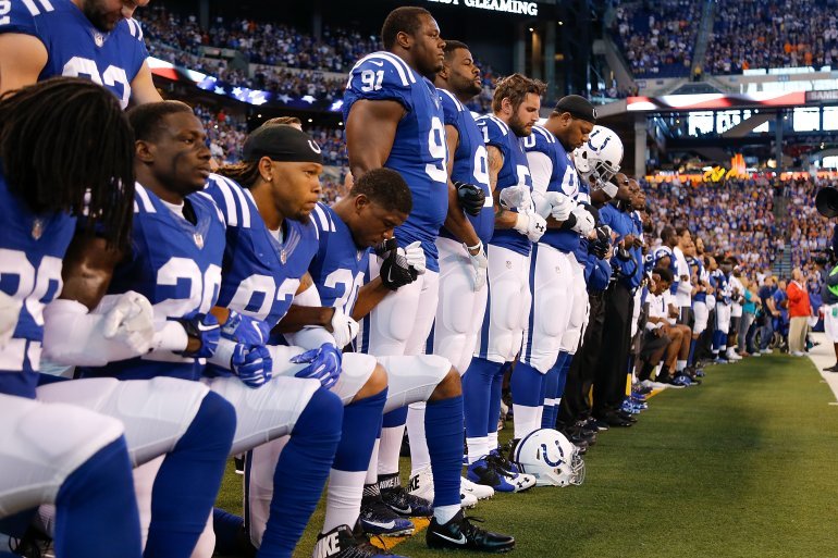 In Defiance Of Trump Threats, US Athletes Protest Police Repression