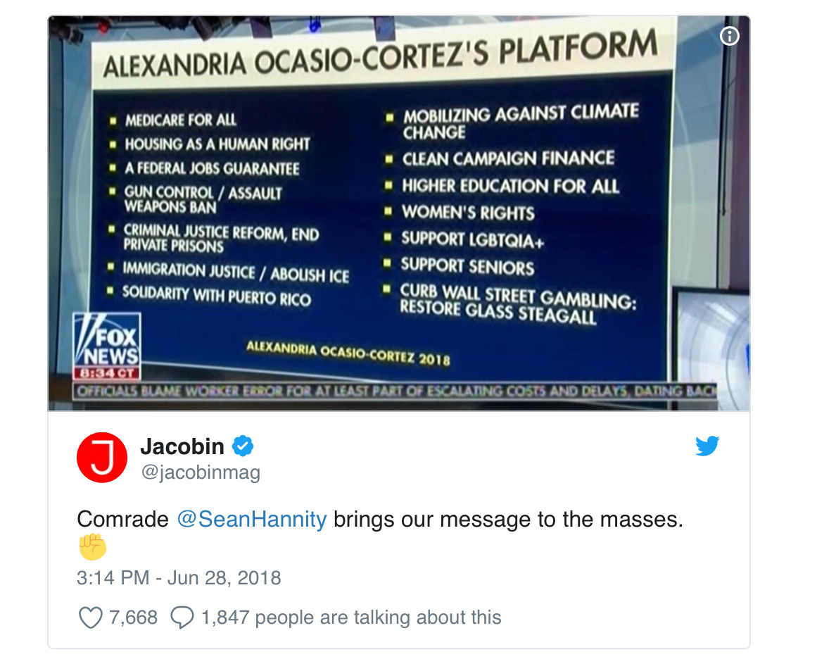 As Interest In Democratic Socialism Surges Ocasio Cortez Explains To