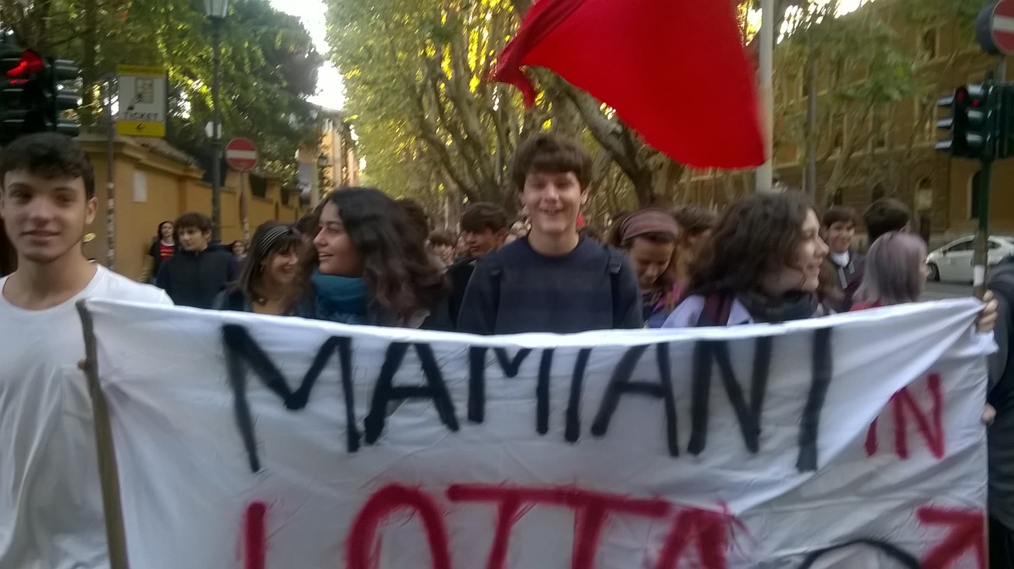 Rome’s Mamiani secondary school: we want a politics that puts people first
