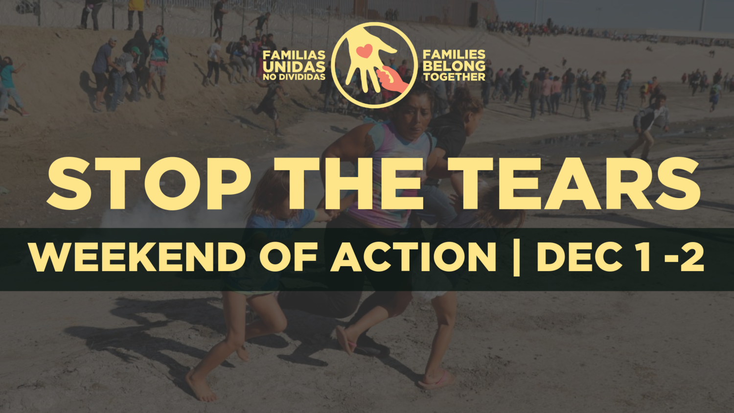 “Stop the Tears”, weekend of action on December 1 - 2