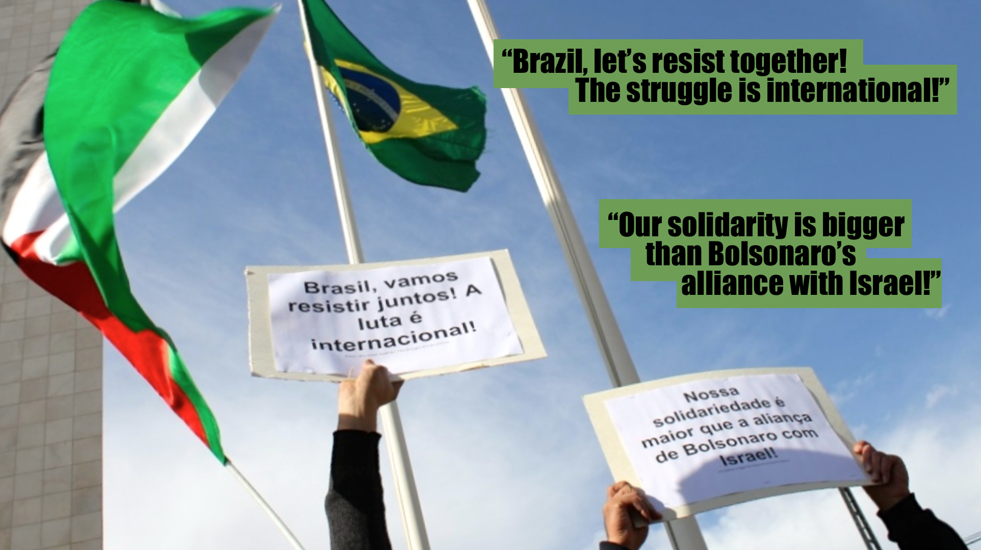 Palestinians and Brazilians call for joint struggle against Israel ...