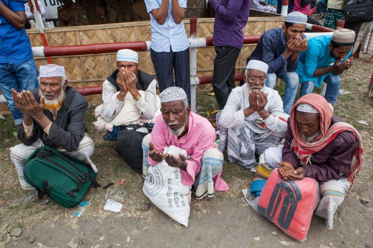 Muslim Devotees Congregate to Pray for World Peace during the 54th ...