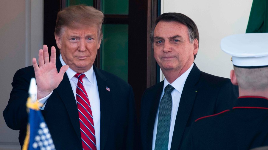 Trump y Bolsonaro, un solo corazón