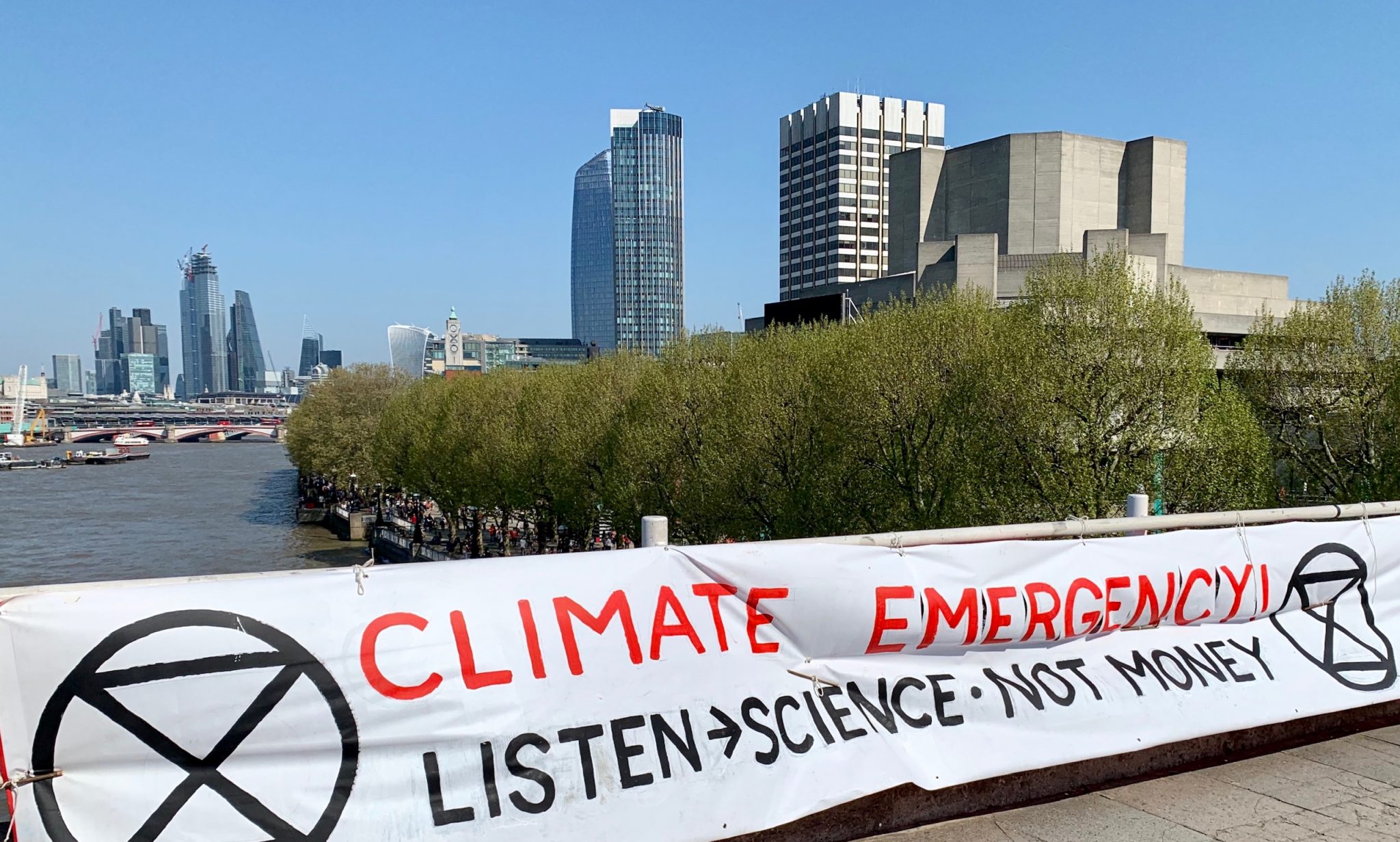 Climate Emergency: Extinction Rebellion protest, London