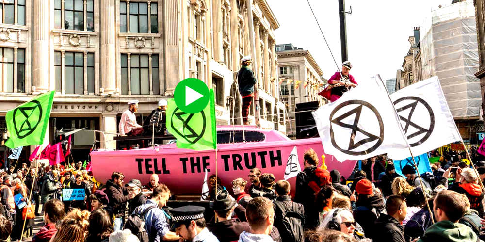 Extinction Rebellion supporta la Climate Action Week di Fridays For Future