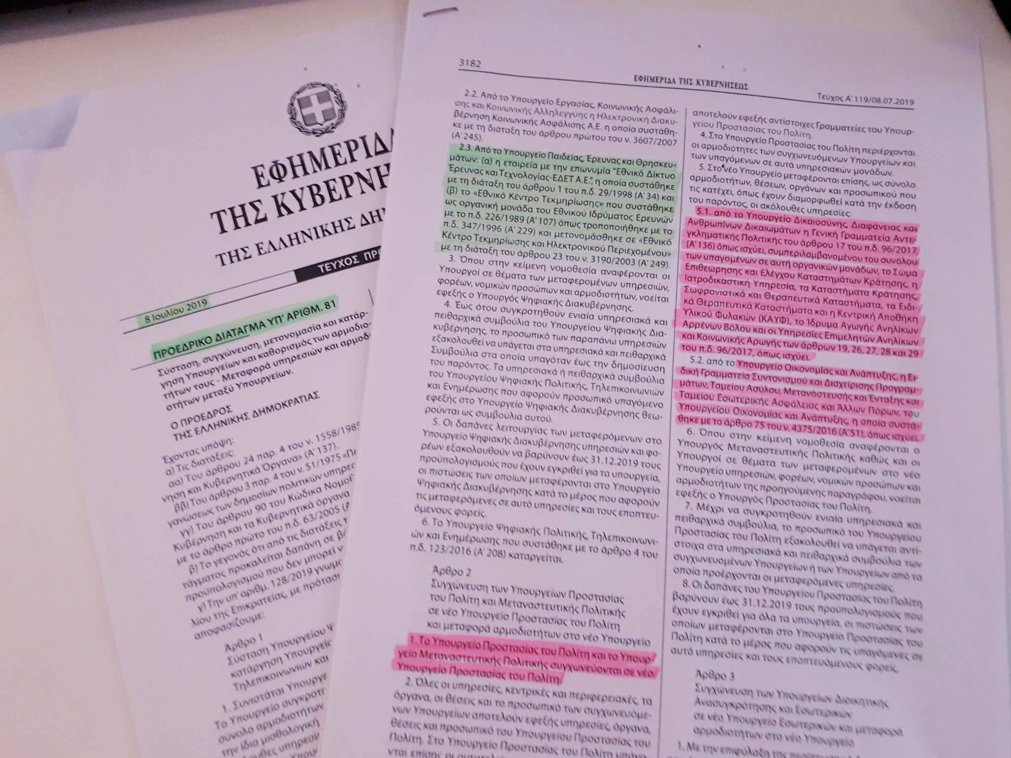 Εκλογές στην Ελλάδα: κυβερνητική αναδόμηση με μηνύματα