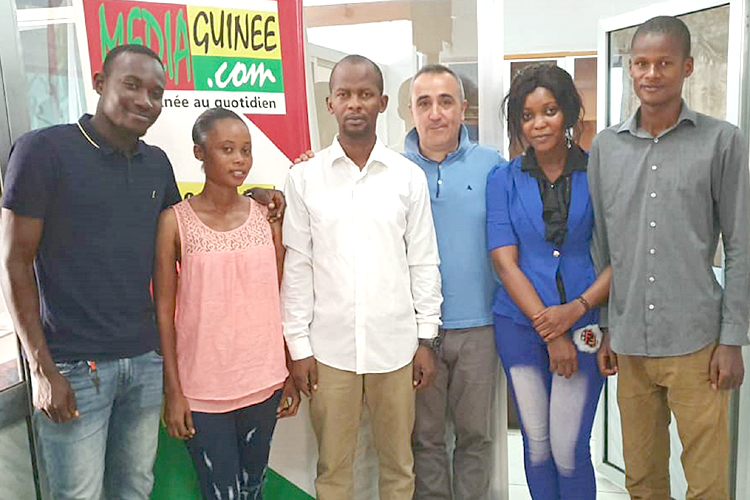 Los principales medios de comunicación de Guinea colaboran con ...
