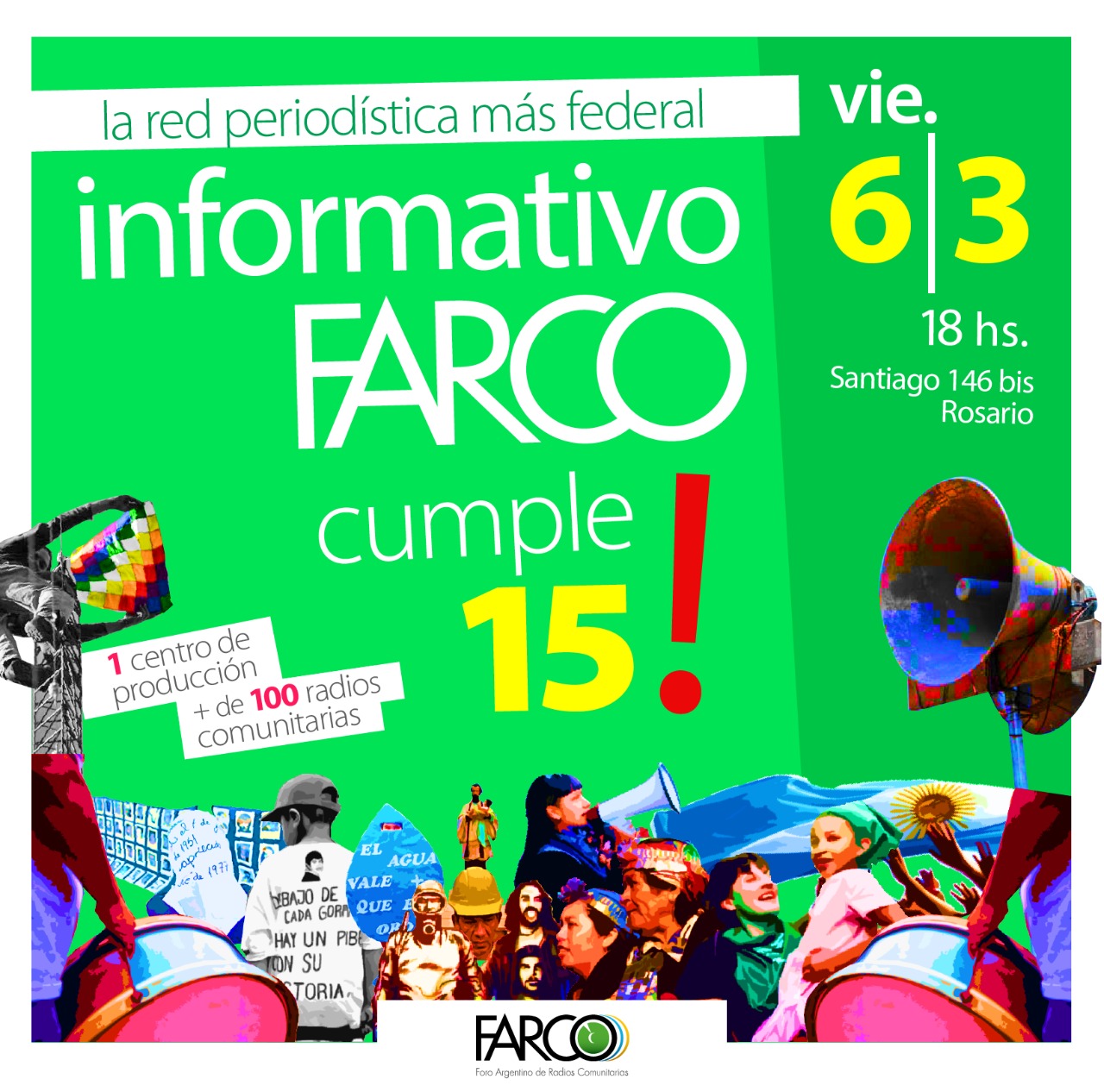 Argentina: FARCO celebra 15 años de su noticiero nacional y su Centro ...