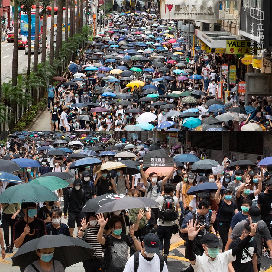 Hong Kongers Protest against the National Security Law in spite of the ...