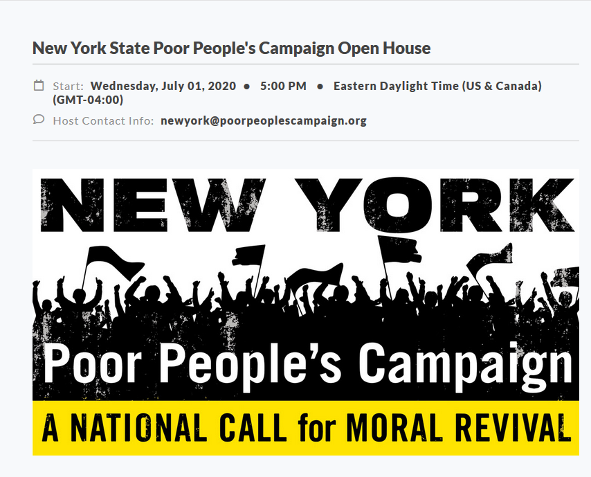 The Poor People’s Campaign: A National Call for Moral Revival