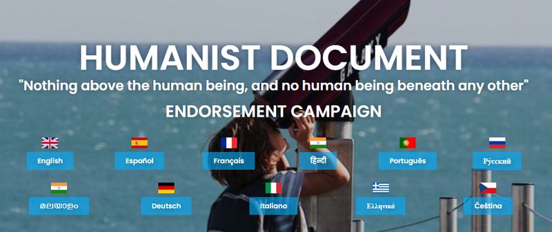 The World Center for Humanist Studies launches a campaign to endorse ...