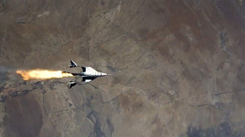 Así fue el primer vuelo espacial tripulado de Virgin Galactic desde su ...