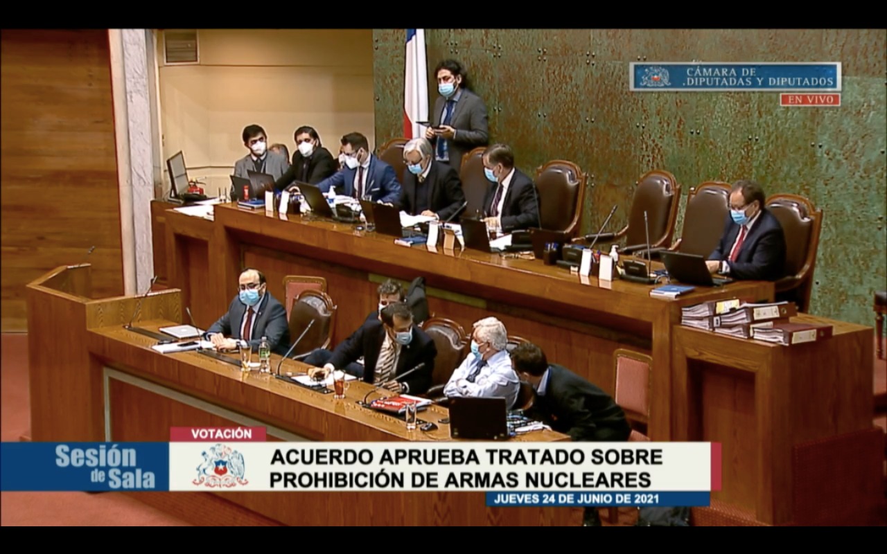 Chile approves Nuclear Weapons Ban Treaty