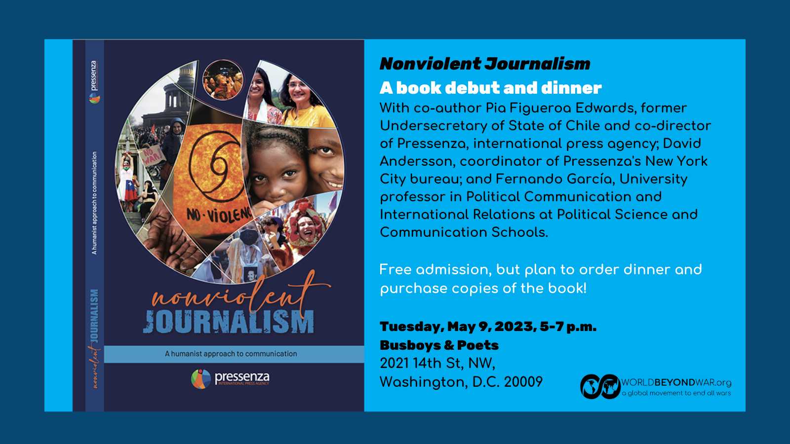 Nonviolent Journalism Book Launching Events in the U.S.